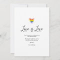 Trendy Many Thanks LGBT Rainbow Pride Heart Photo Thank You Card | Zazzle