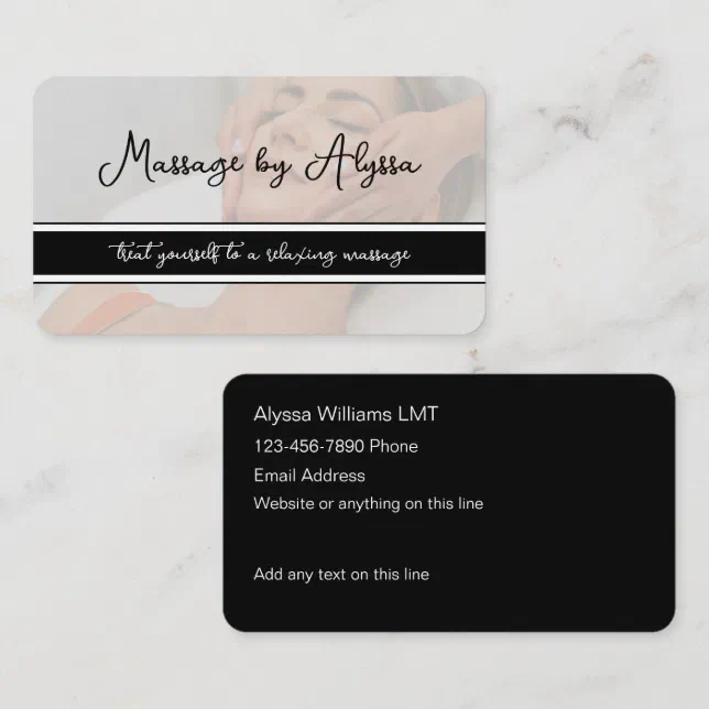 Trendy Massage Therapy Business Cards | Zazzle