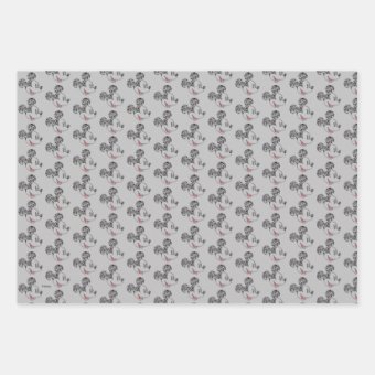Trendy Mickey | Icons & Phrases Wrapping Paper Sheets | Zazzle