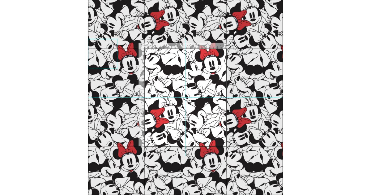 Trendy Minnie | Classic Pattern Fabric | Zazzle