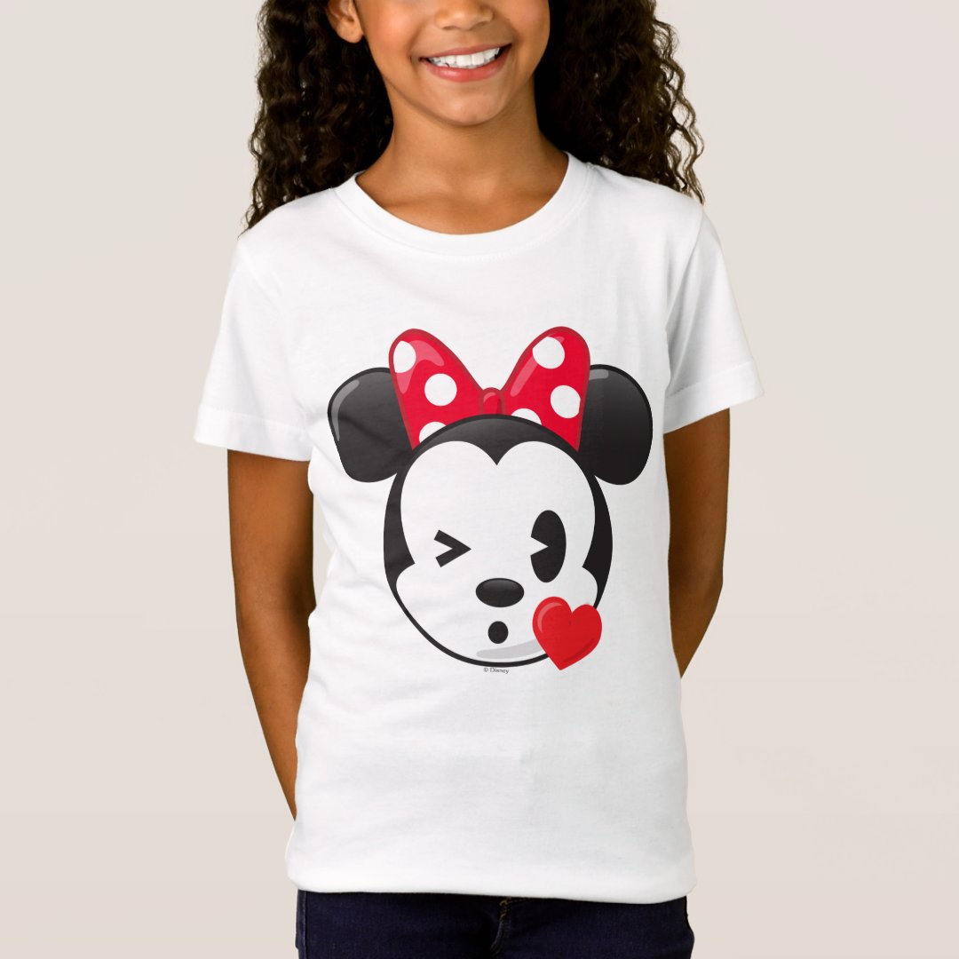 Trendy Minnie | Flirty Emoji T-Shirt | Zazzle
