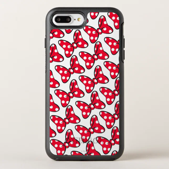 Trendy Minnie | Polka Dot Bow Pattern Otterbox iPhone Case | Zazzle