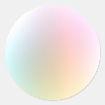 Trendy Modern Elegant Colorful Blank Template Classic Round Sticker ...