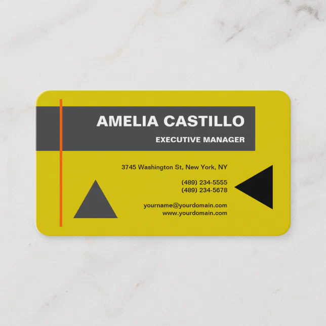Trendy Modern Elegant Contemporary Business Card | Zazzle