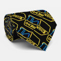 Trendy Modern Hardcore Gamer Game Room Necktie | Zazzle