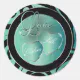 Trendy Modern Love | Personalize Classic Round Sticker | Zazzle