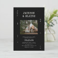 Trendy Modern Photo Booth Wedding Invitation | Zazzle