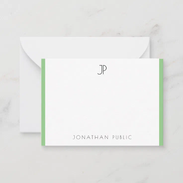 Trendy Monogram Elegant Minimalist Template | Zazzle