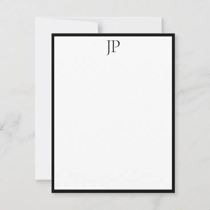 Trendy Monogram Handwritten Script Text Template | Zazzle