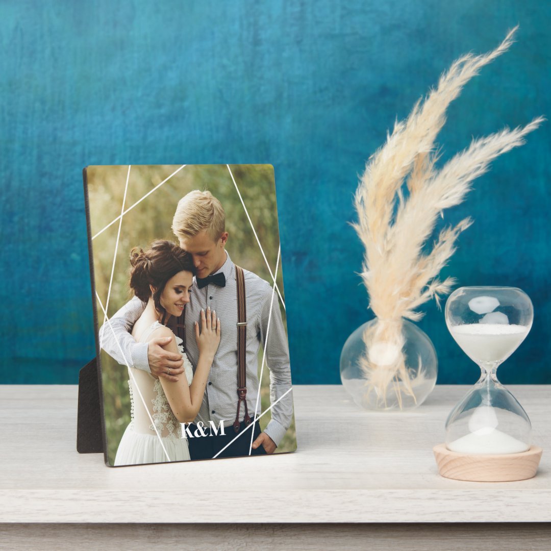 Trendy Monogram Plaque | Zazzle