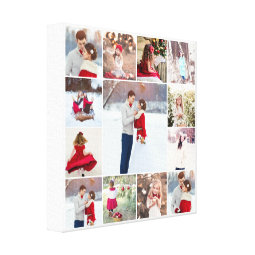 Trendy Multi Photo Collage Canvas Print | Zazzle