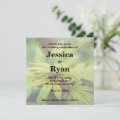 Trendy Non-Traditional Weed Wedding Design Invitation | Zazzle