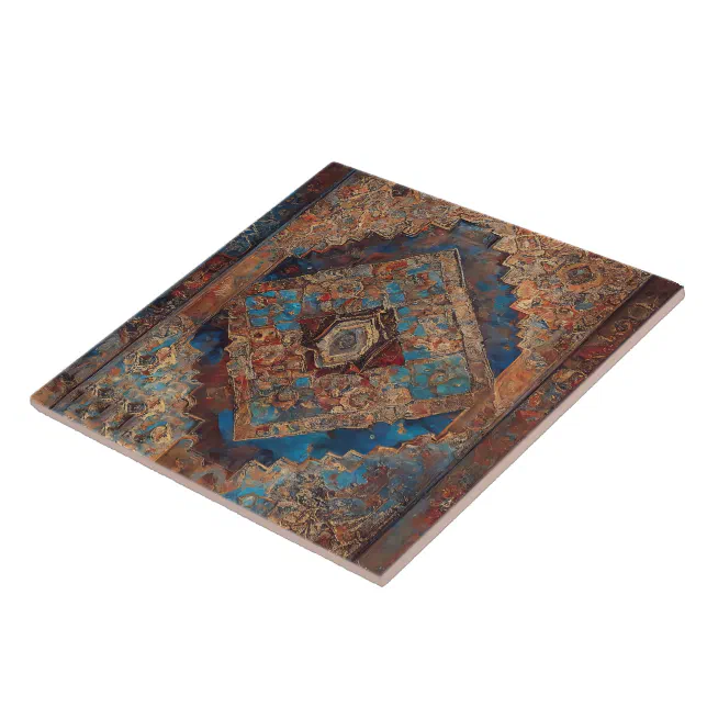 Trendy Persian Beautiful Old Pattern Collection Ceramic Tile | Zazzle