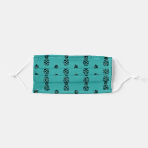 Trendy pineapples adult cloth face mask | Zazzle