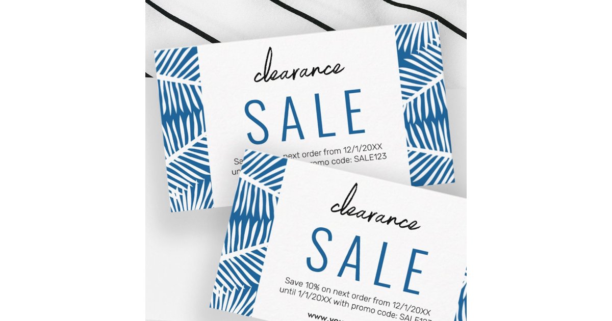Trendy Professional Business Promotional Card | Zazzle