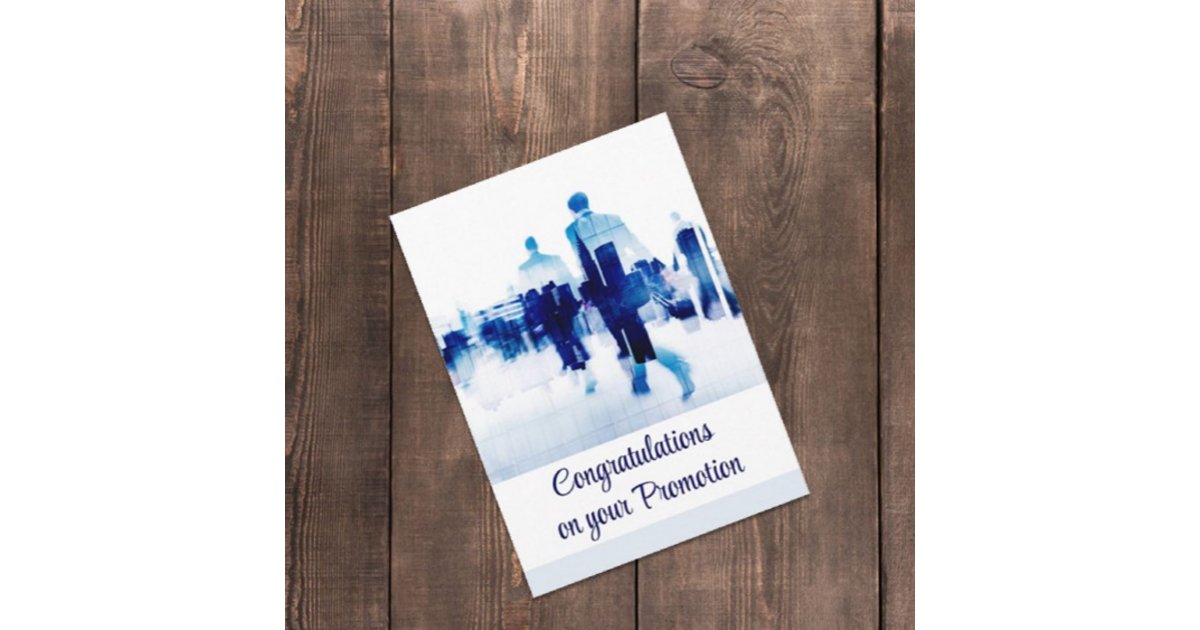 Trendy, Promotion Congratulations Card | Zazzle