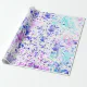 Trendy Purple & Teal Watercolor Splatters Wrapping Paper | Zazzle