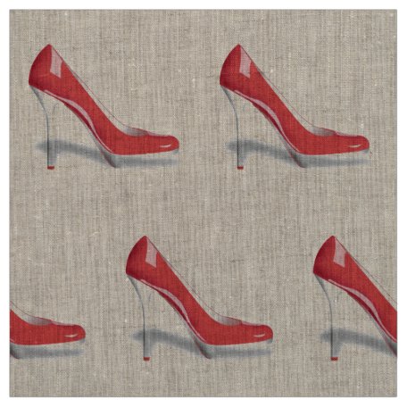 Stilettos High Heel Collage Fabric | Zazzle