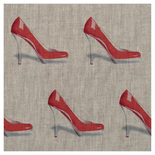 Stilettos High Heel Collage Fabric | Zazzle