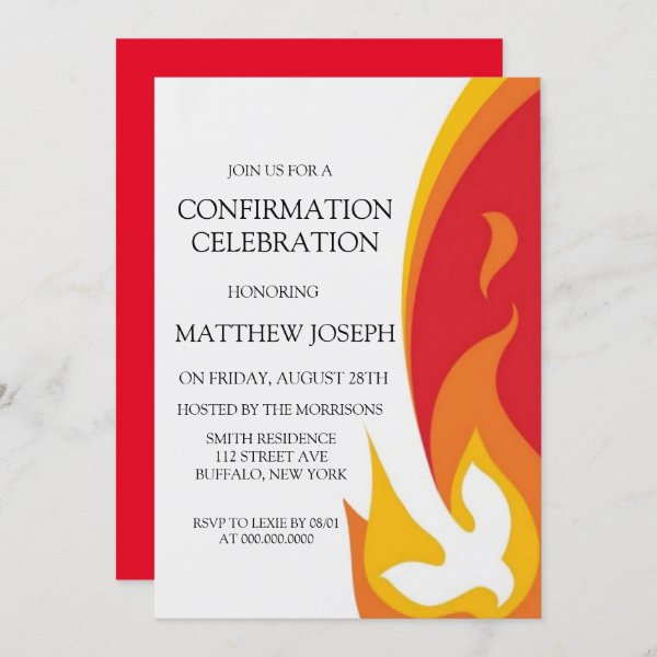 Flame Invitations | Zazzle
