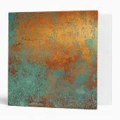 Trendy Rich Copper Patina Metallic 3 Ring Binder | Zazzle