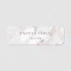 Trendy Rose Marble Elegant Modern Template Name Tag | Zazzle