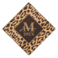 trendy safari fashion leopard spots cheetah print graduation cap topper ...