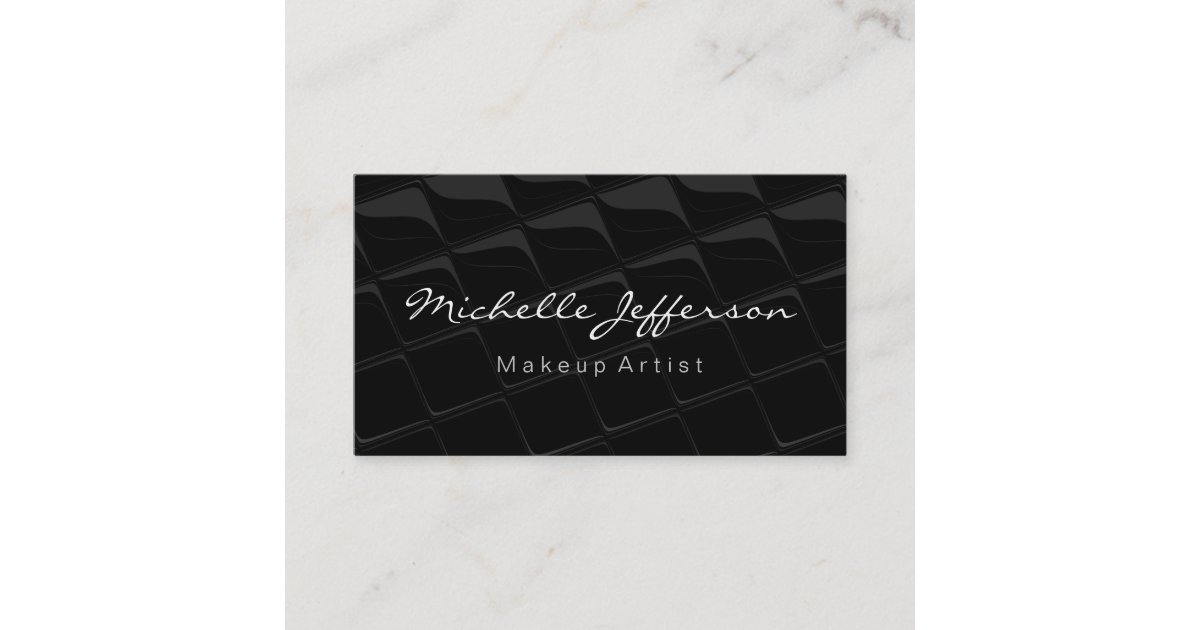 Trendy Script Professional Pattern Business Card | Zazzle