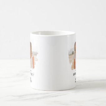 Trendy Smudge Photo | Will You Be My Bridesmaid? Coffee Mug | Zazzle
