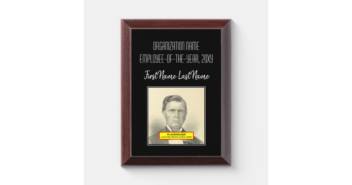 Trendy Staff Recognition Award Plaque | Zazzle