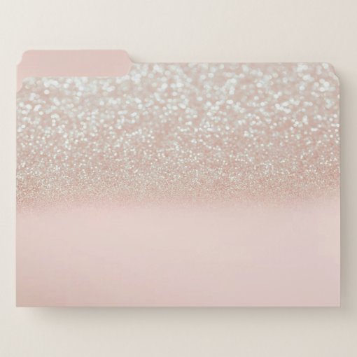Trendy Stylish Glitter File Folder | Zazzle