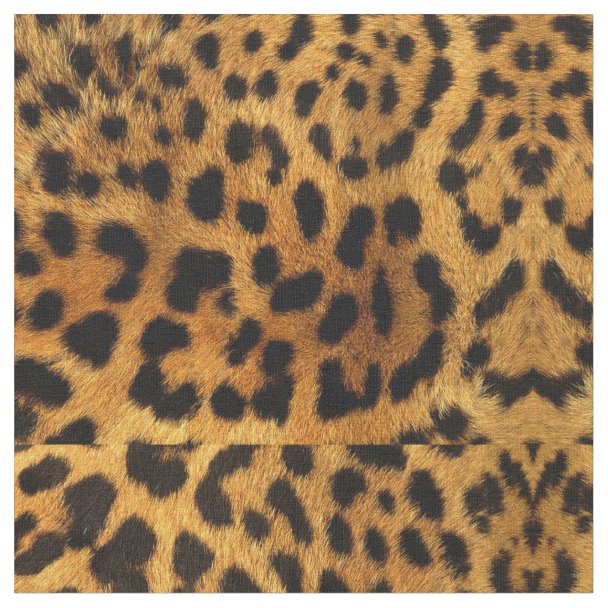 Brown spots leopard pattern fur texture fabric | Zazzle.com