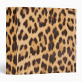 trendy stylish wild safari fashion leopard print 3 ring binder | Zazzle