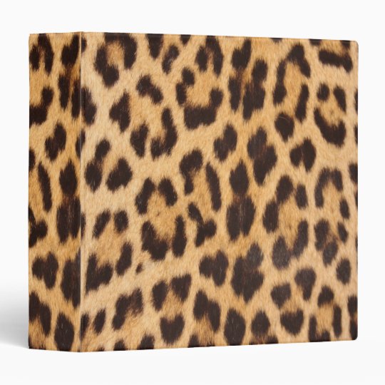 trendy stylish wild safari fashion leopard print 3 ring binder | Zazzle.com