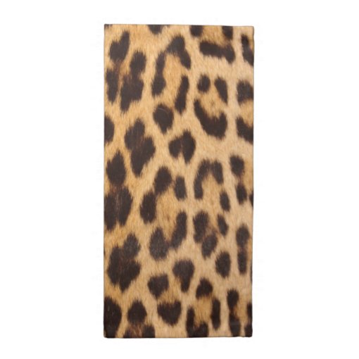 trendy stylish wild safari leopard print cloth napkin | Zazzle