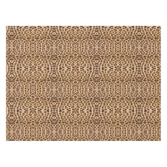 trendy stylish wild safari leopard print tablecloth | Zazzle