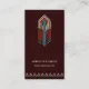 Trendy Terra Cotta Turquoise Tribal Design Business Card | Zazzle