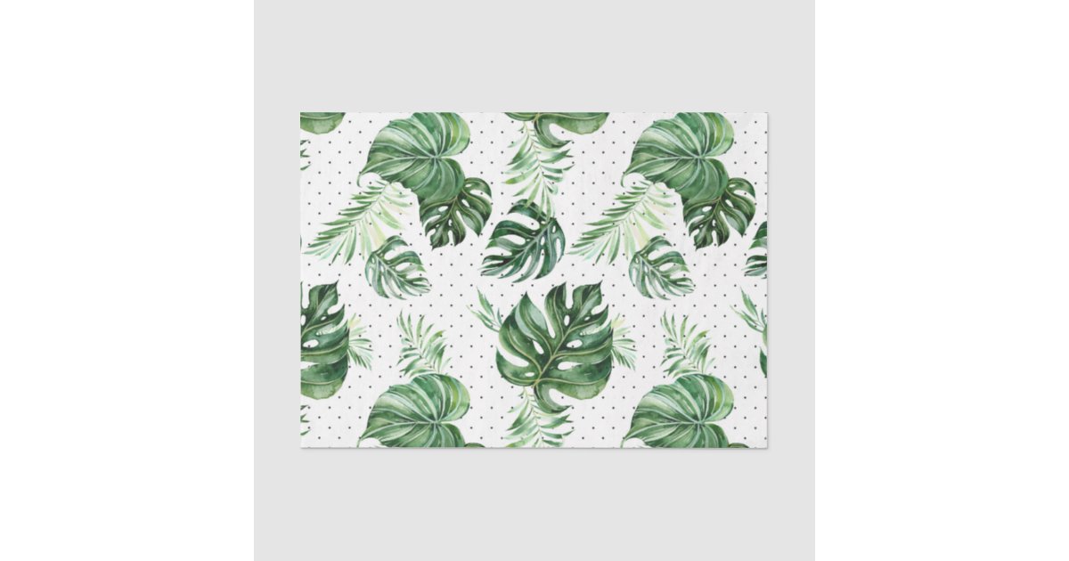 Trendy Tropical Beach Tissue Paper | Zazzle