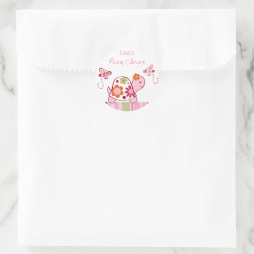 Trendy Tropical Turtle Envelope Seals Stickers | Zazzle