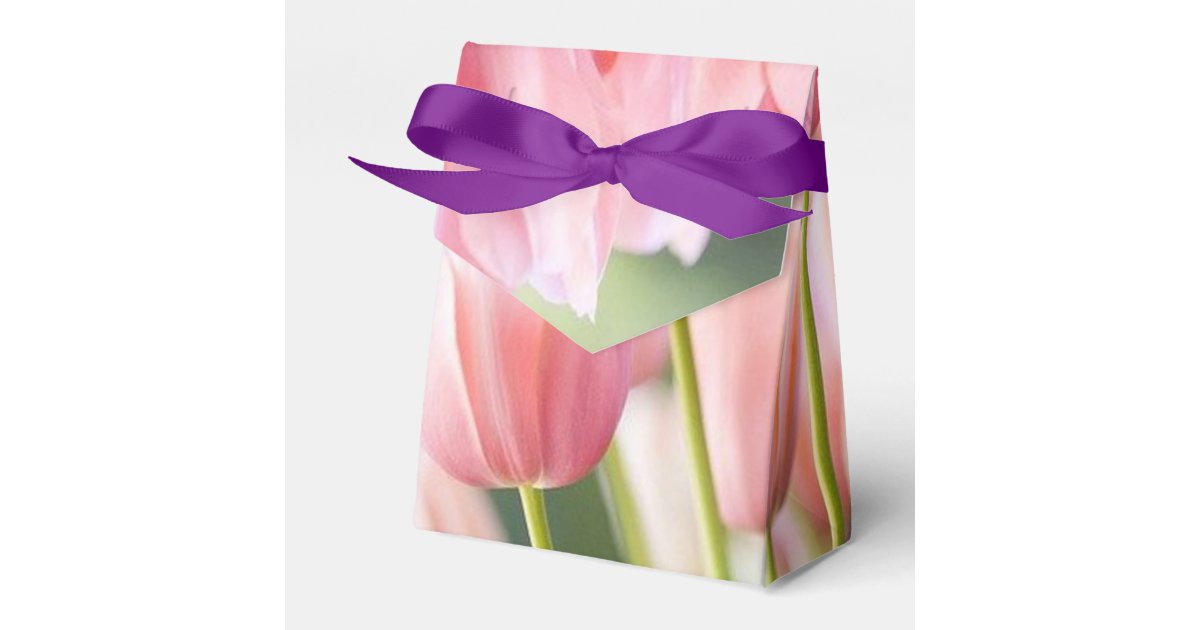 Trendy Tulip Favor Or Gift Box | Zazzle
