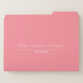 Trendy - Watermelon Pink Customizable File Folder | Zazzle