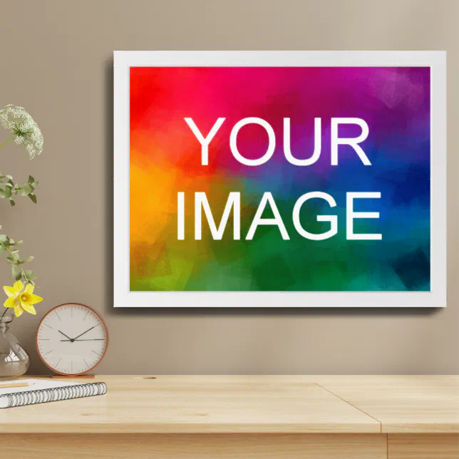 Trendy White Modern Wood Frame Best High Quality Framed Art | Zazzle