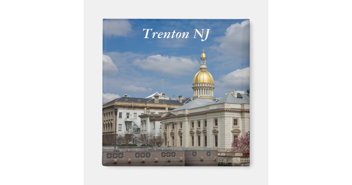 Trenton State Capitol Magnet | Zazzle