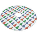 Tri-Color Trees Brushed Polyester Tree Skirt | Zazzle