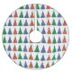 Tri-Color Trees Brushed Polyester Tree Skirt | Zazzle