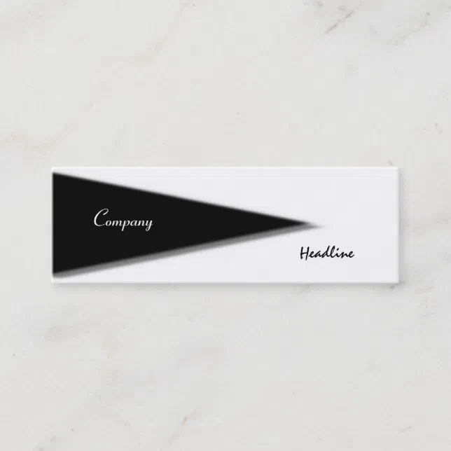 Triangle Business Card | Zazzle
