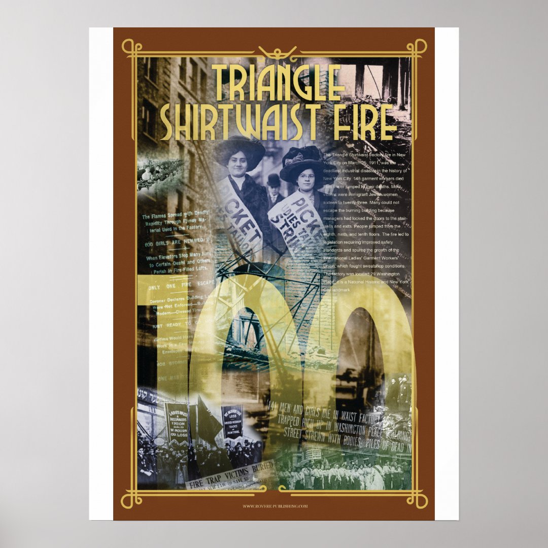 Triangle Shirtwaist Fire 100th Anniv. Poster | Zazzle