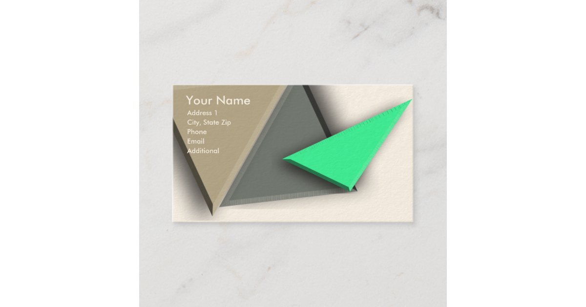 Triangles Card | Zazzle