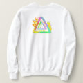 Triangles Colorful Abstract Art to Wear Sweatshirt | Zazzle