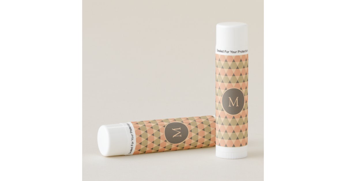 Triangles Pattern Lip Balm | Zazzle